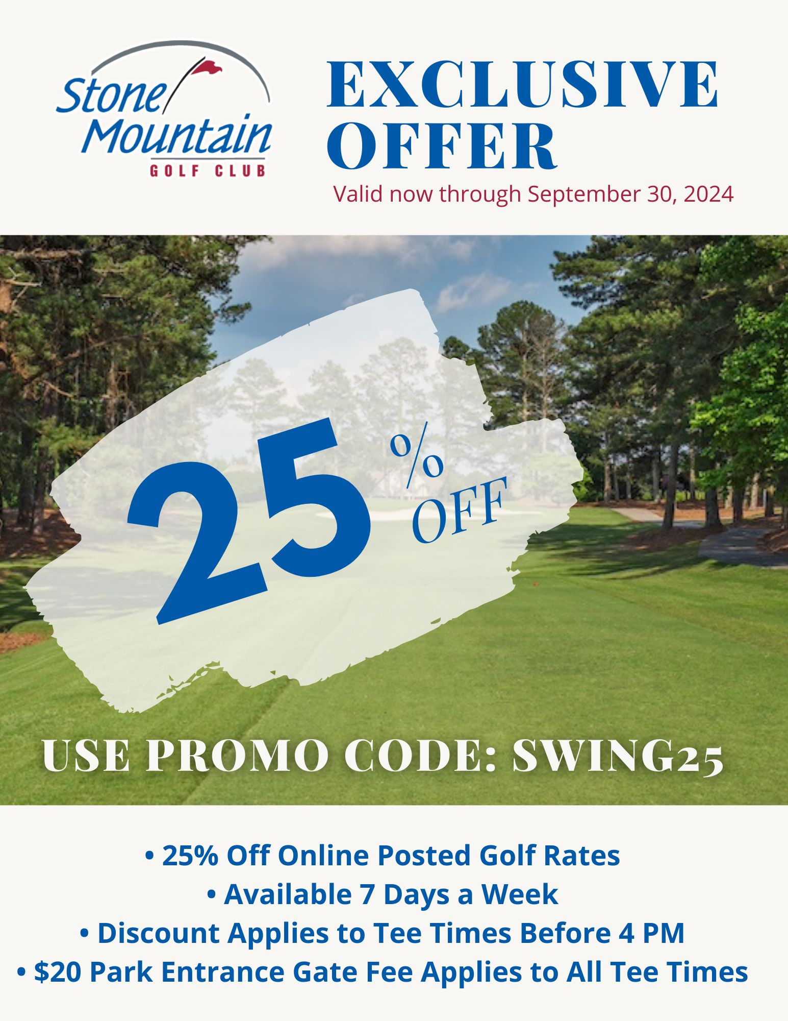 Homepage - Stone Mountain Golf Club